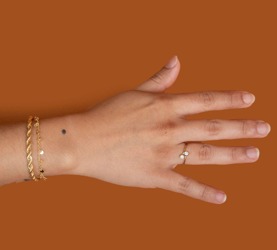 Aila Gold-Filled Bracelet | Minimal Layering Bracelet – Saje Rose Florida, NY – Saje Rose®